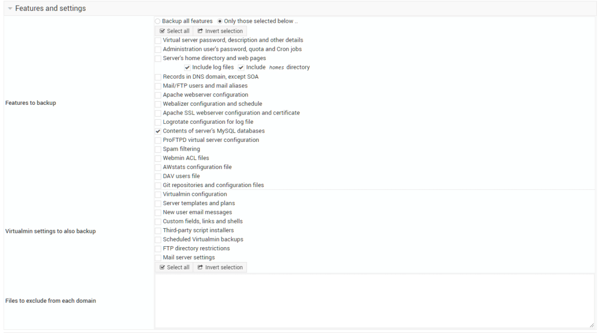 Virtualmin: How to set DB backups with dynamic names - DevMaverick